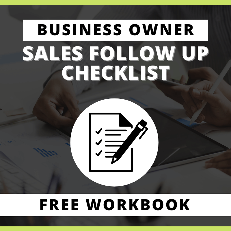 Resource - IDML increase sales - sales follow-up sheet - I Design My Life